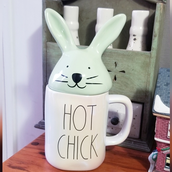 Rae Dunn | Kitchen | Rae Dunn Easter Irridescent Bunny Hot Chick Coffee ...